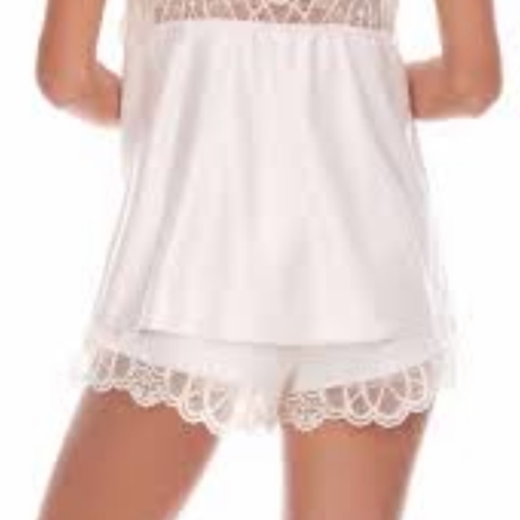 Anthropologie | Intimates & Sleepwear | Flora Nikrooz Satin Snow White ...